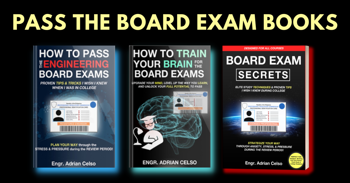 Books to Pass the Board Exam - Engr. Adrian Celso